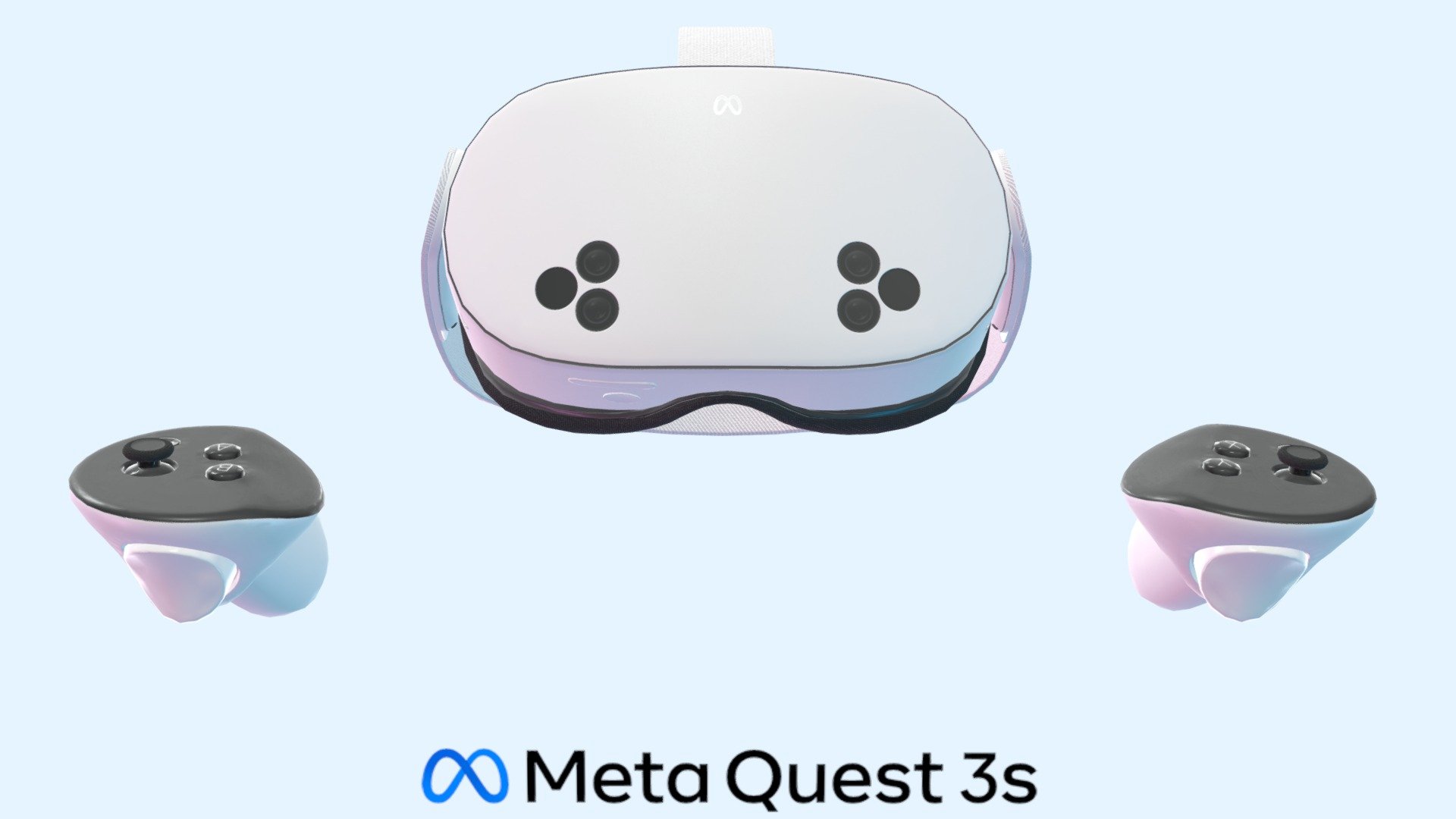 Meta Quest 3S Lite Low Poly (Oculus Quest) - Buy Royalty Free 3D model ...