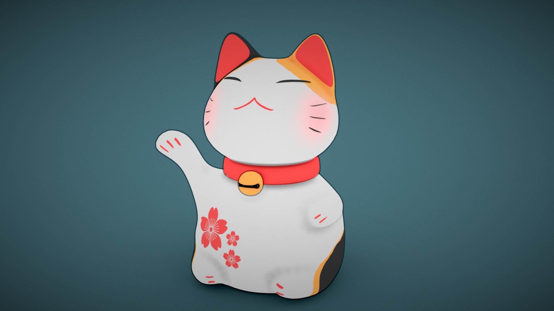 Maneki Neko - 3D model by C.K (@buicongkhai92) [7009c3f] - Sketchfab
