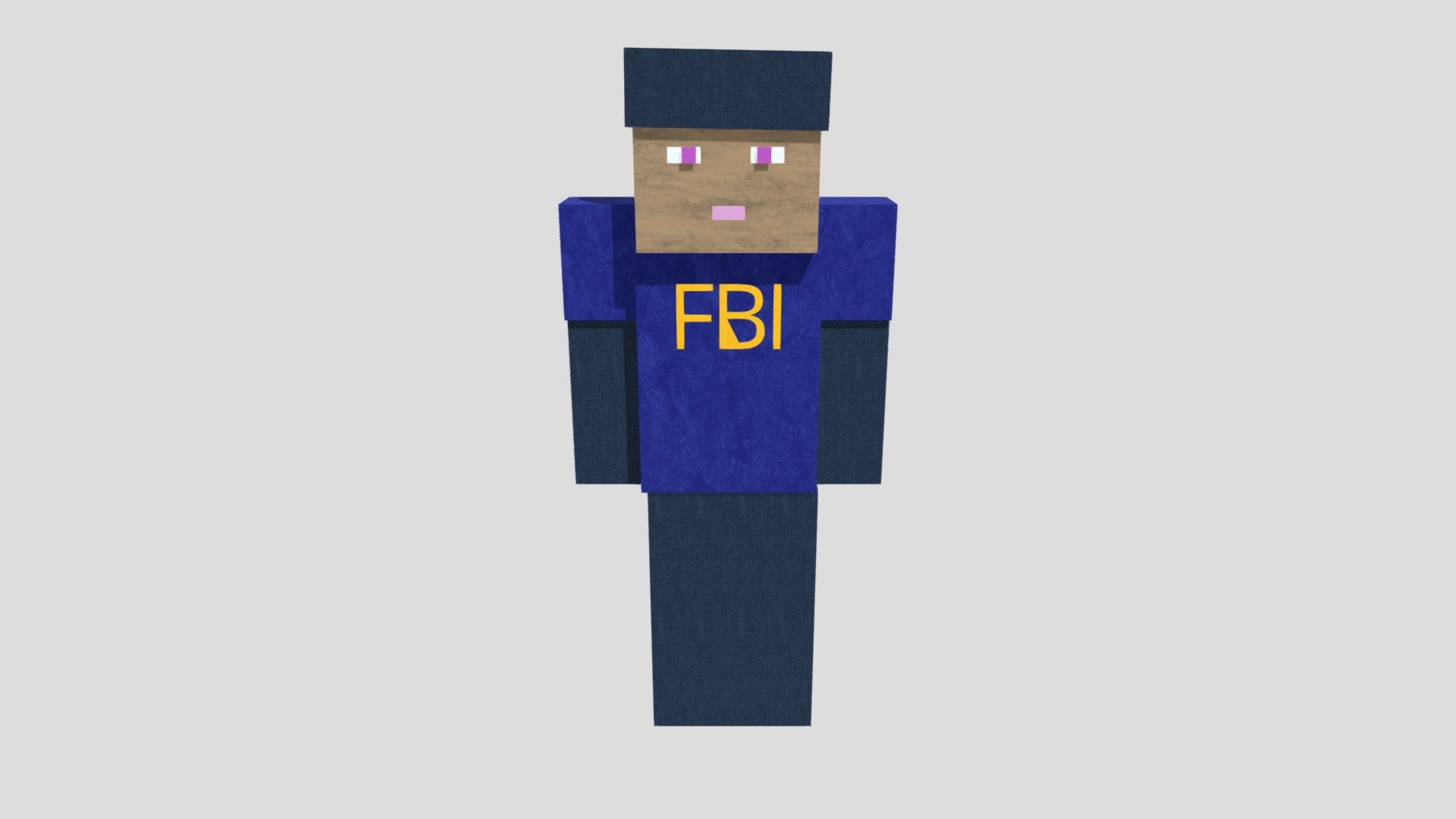 FBI Steve - 3D model by Maks Margetić (@maksmargetic) [700a7c2] - Sketchfab