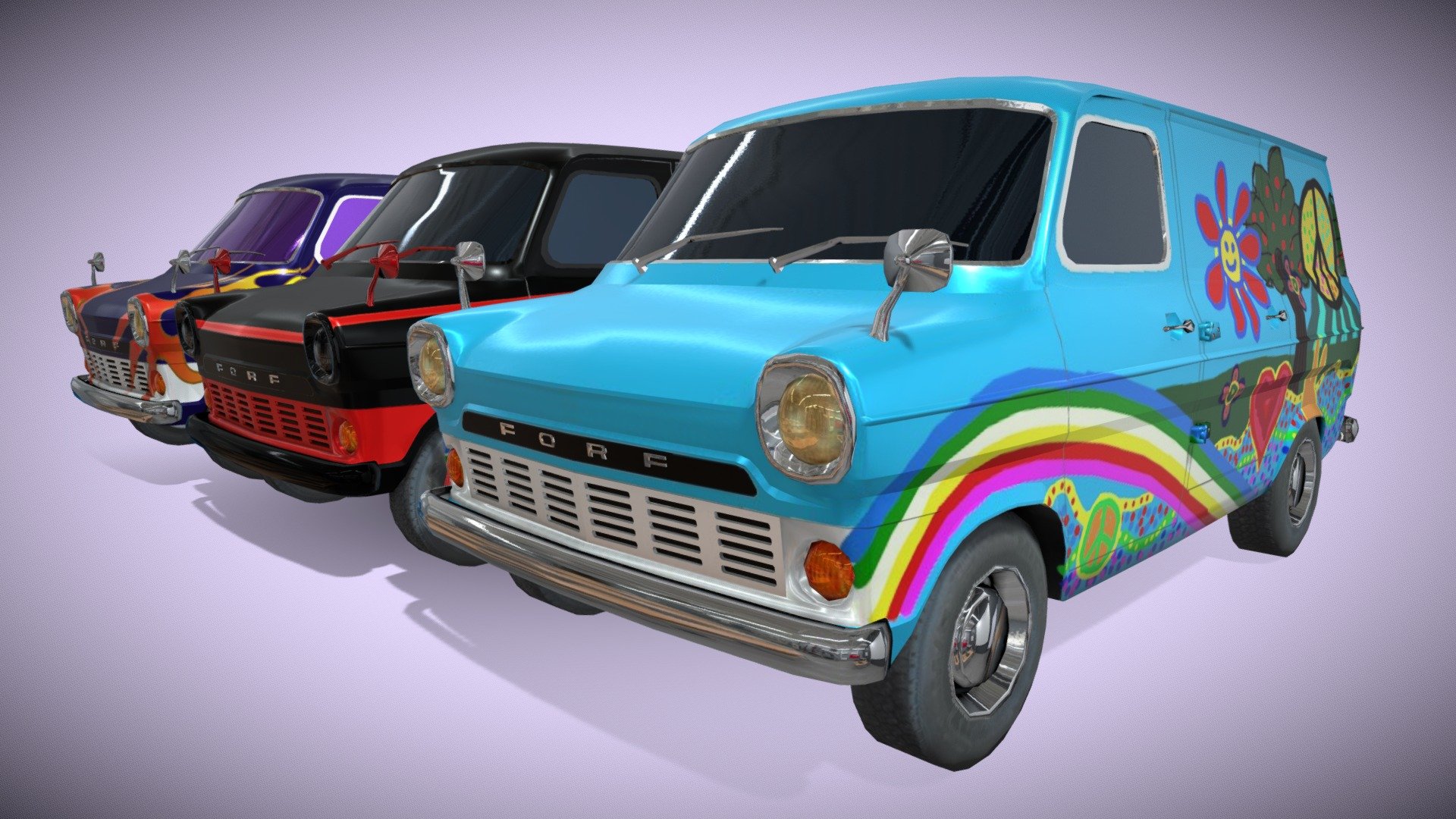 Gypsies Van Pack - Buy Royalty Free 3D model by Pingo (@pingotinto ...