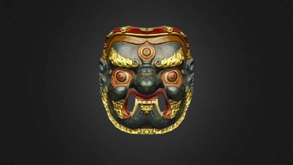 Lakhe_mask - 3D model by Rupen Kanwar (@Rupen211) [700b8b3] - Sketchfab