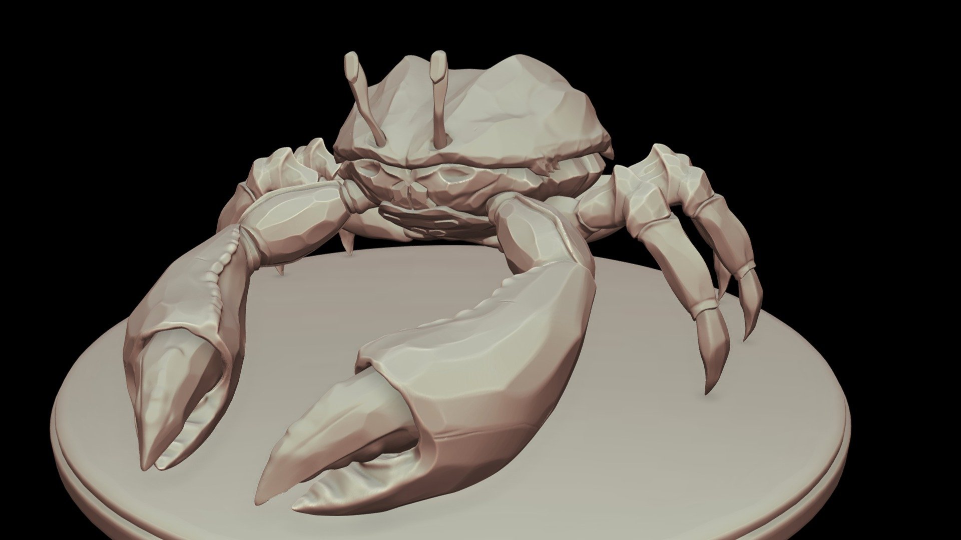 CRAB FLAT - Download Free 3D model by nottodayrender [700c32b] - Sketchfab