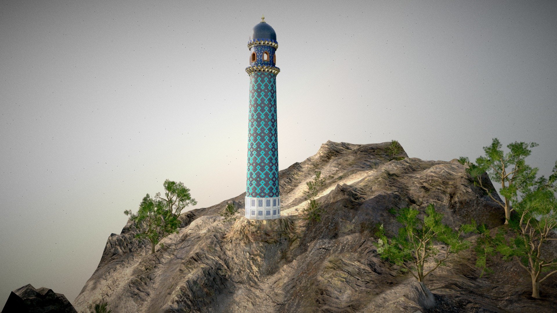 Samarkand Heightfield - 3D model by Iskandar (@iskandar.rasulov ...