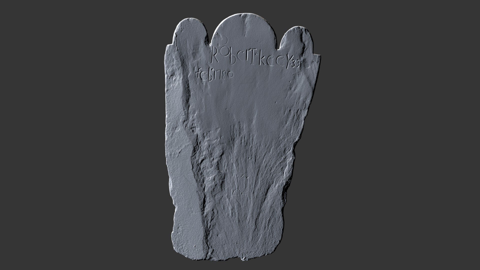 Robert Keey 1780, St Runius, Marown, Isle of Man - 3D model by hfenton ...