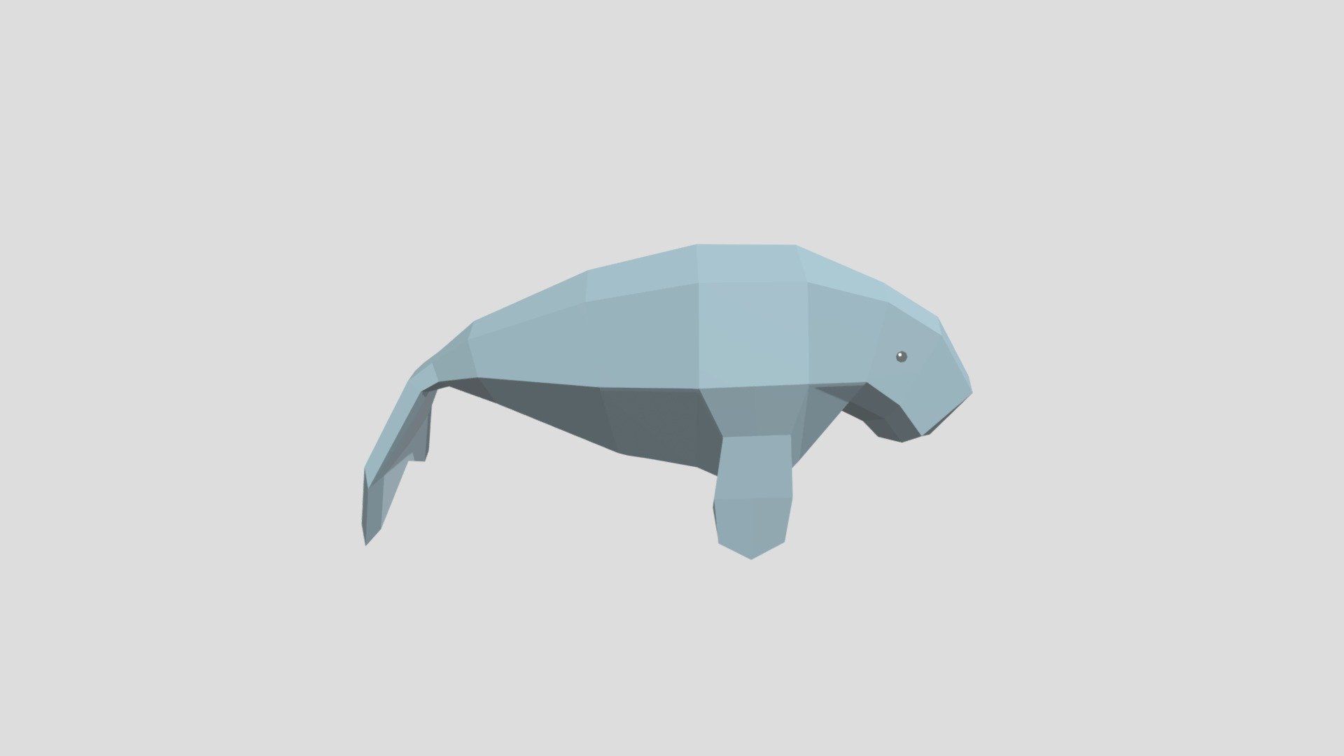 Manatee from Poly by Google - Download Free 3D model by IronEqual (@ie ...