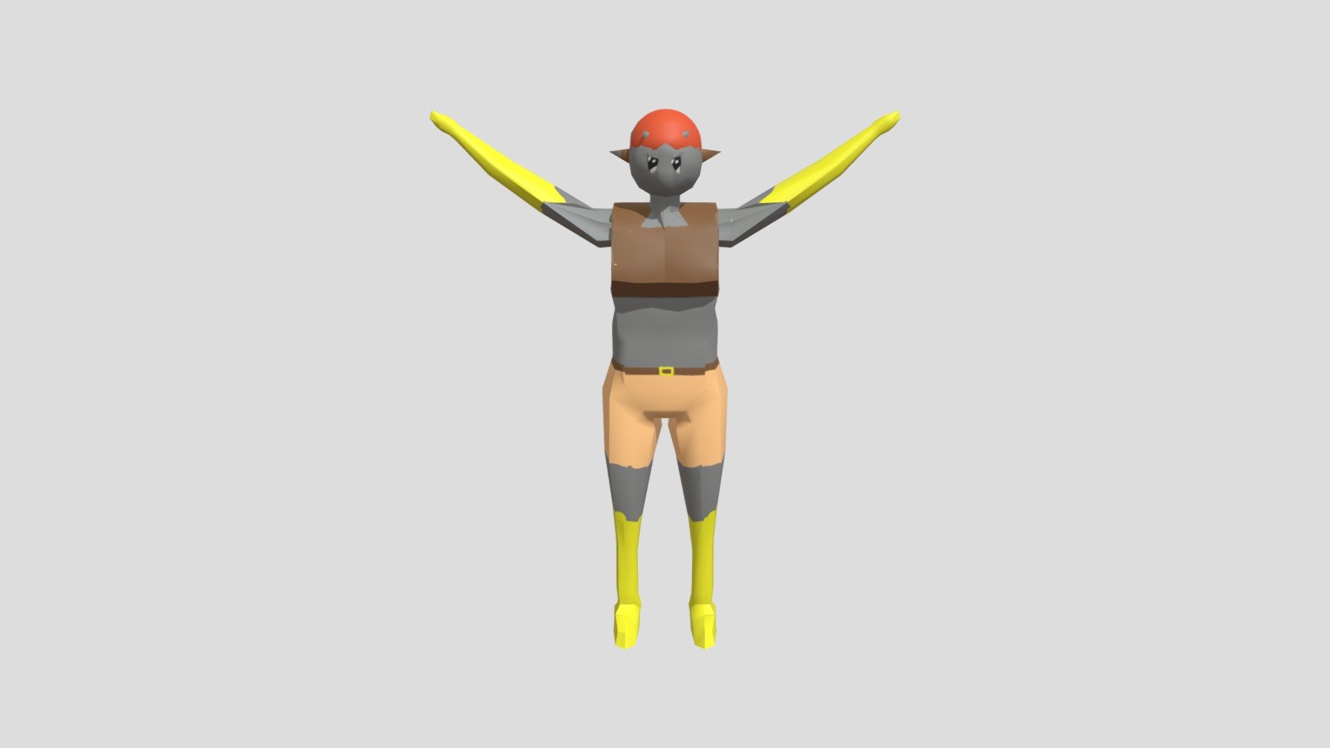 Final Character Design 3: Fixed Shorts - 3D model by TheHudsonS ...