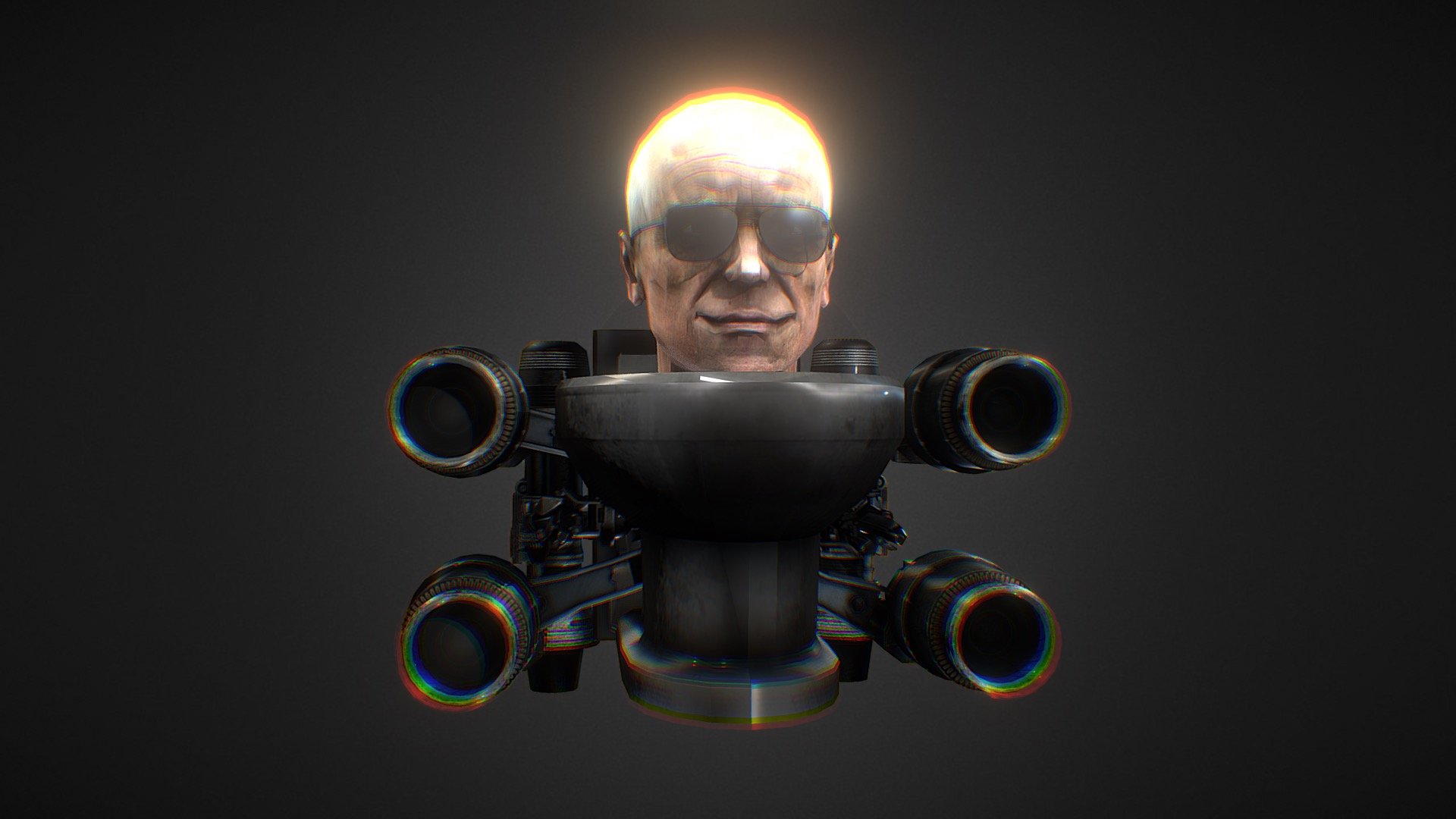 Quad-Laser Mech Scientist Skibidi Toilet - Download Free 3D model by ...