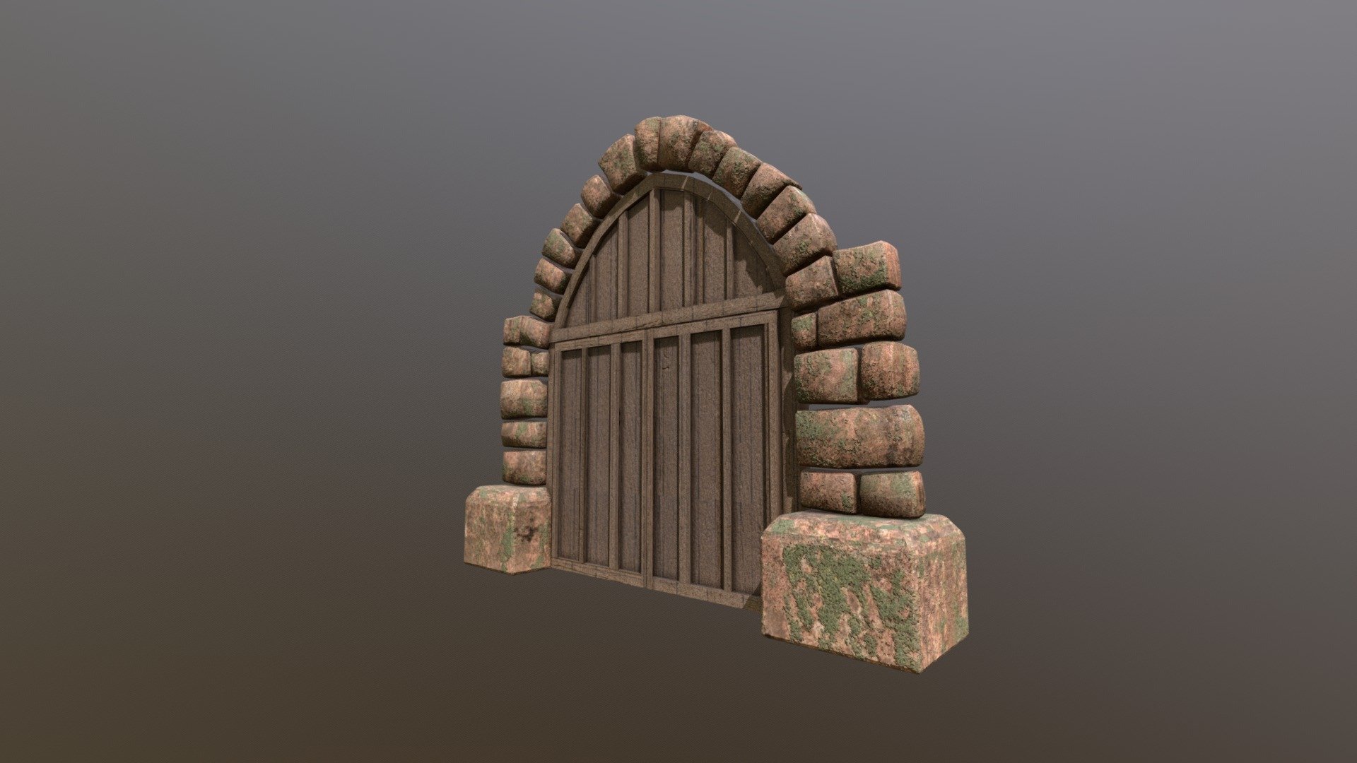 Wooden gate - Download Free 3D model by Asia Matusik (@asiam) [7012f13 ...