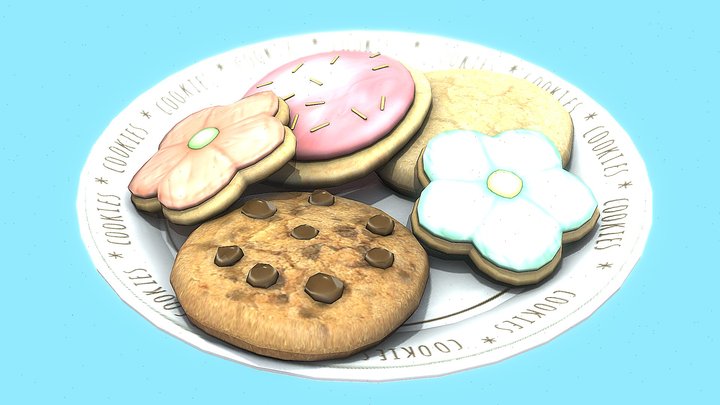 Cookies 3D models - Sketchfab