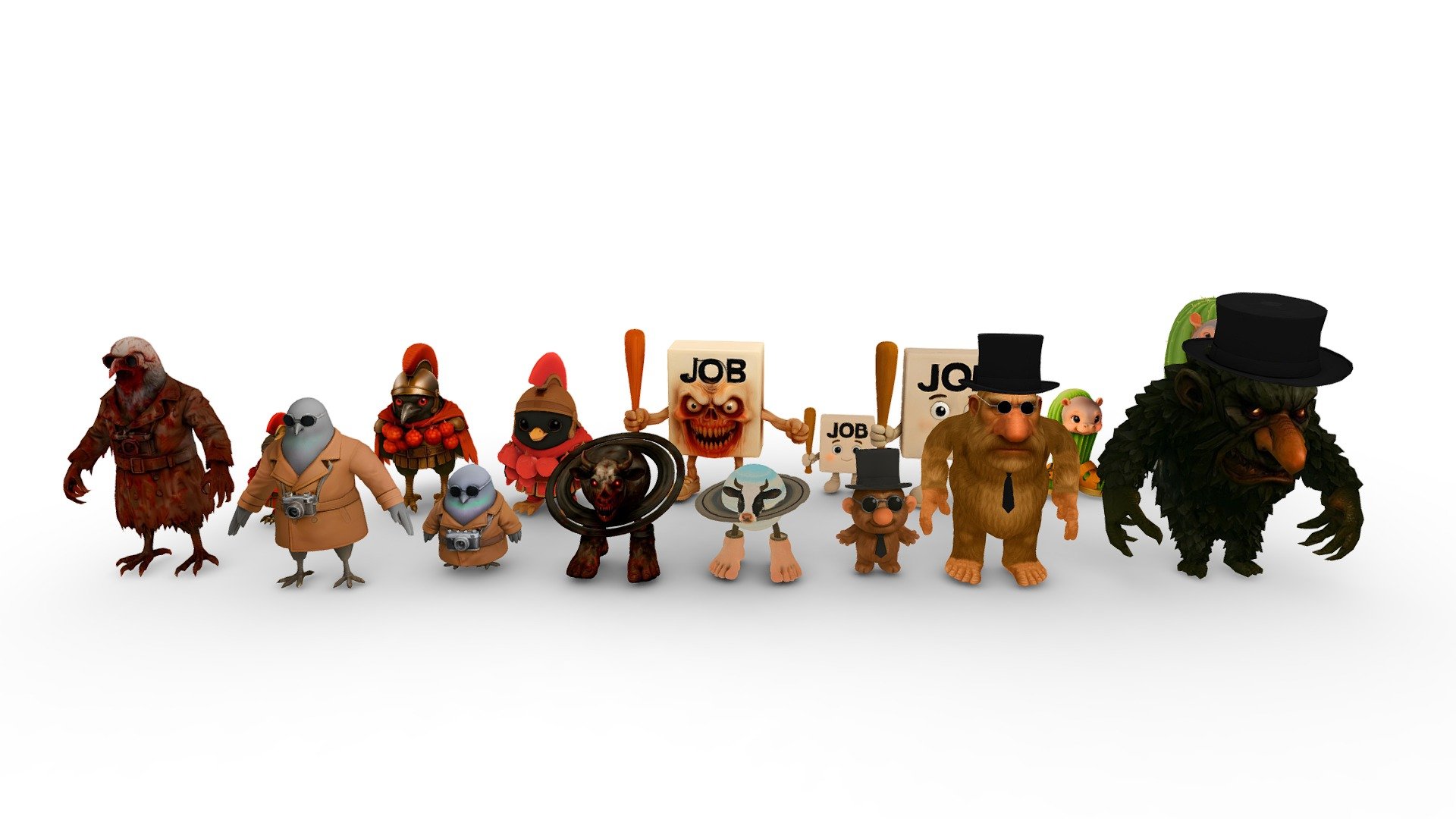 Italian Brainrot Characters Animated v4 - 3D model by KAG3D [7014373 ...