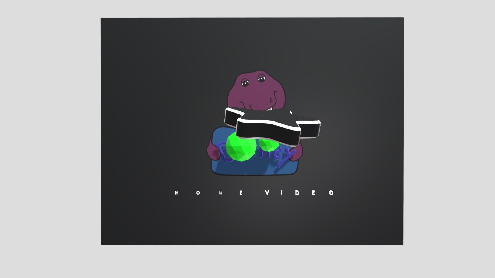Barney Home Video (1995) (July 2022 update) - 3D model by Jessica ...