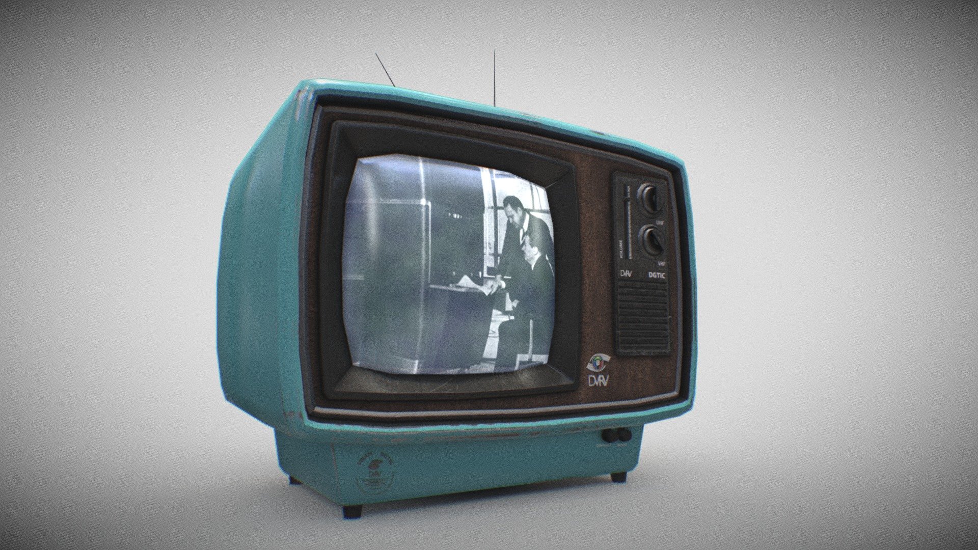 TV_retro - 3D model by Victor Hugo Franco Serrano ...