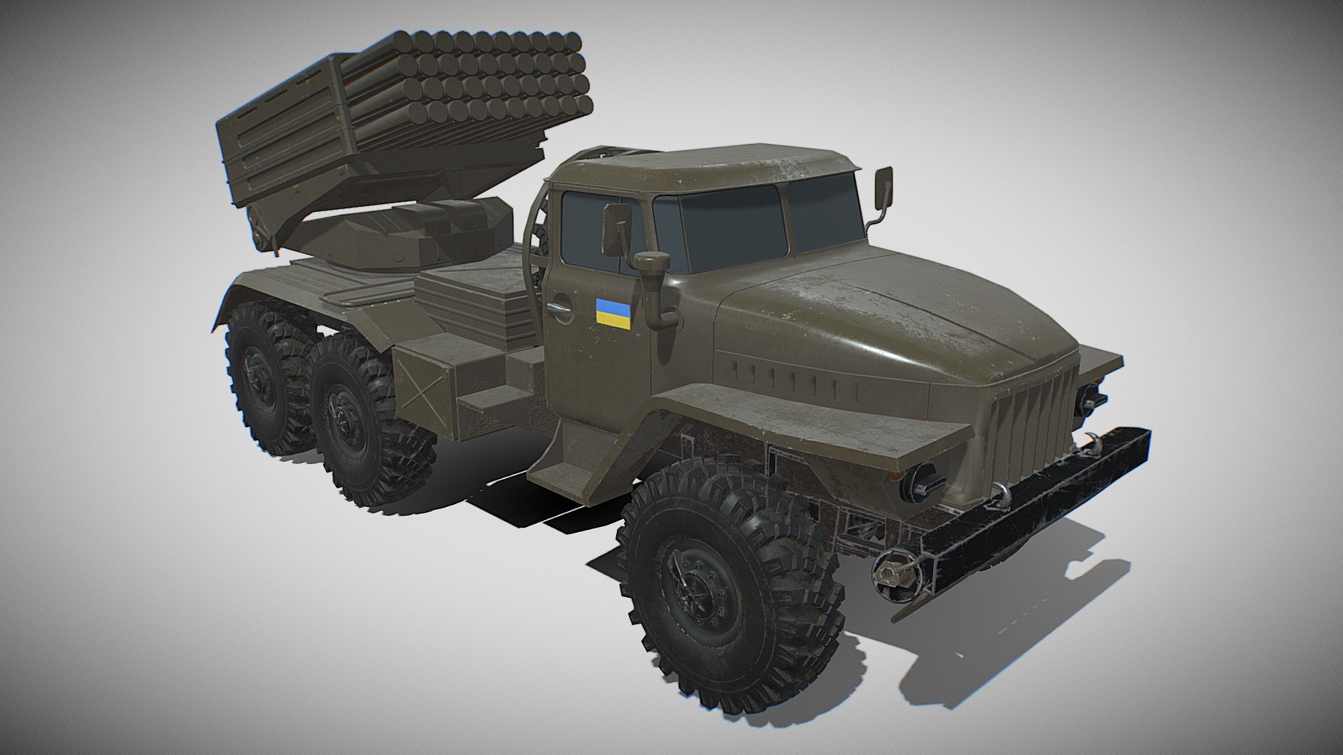 BM-21 Grad Rocket Launcher - 3D model by djkorg [7017d50] - Sketchfab