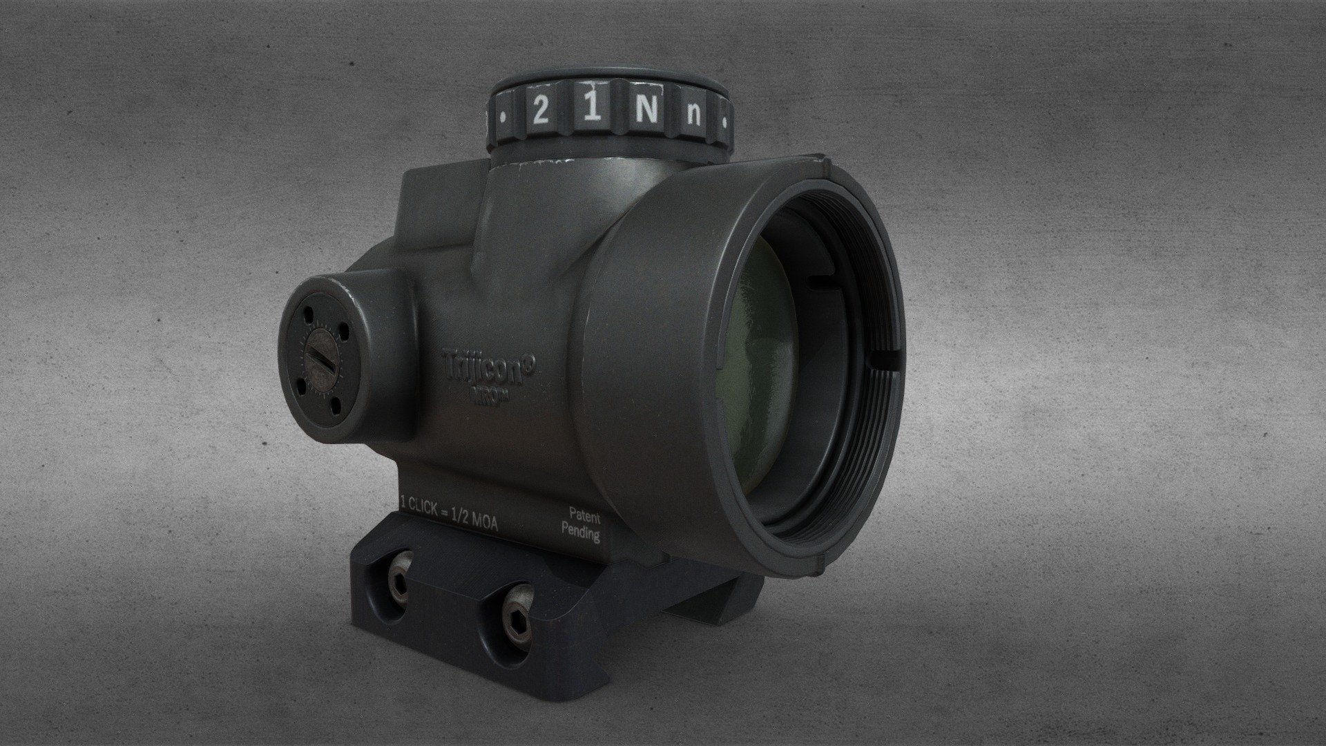 Trjicon 1x25mm Scope - 3D model by Blockster_9 [7018d7f] - Sketchfab