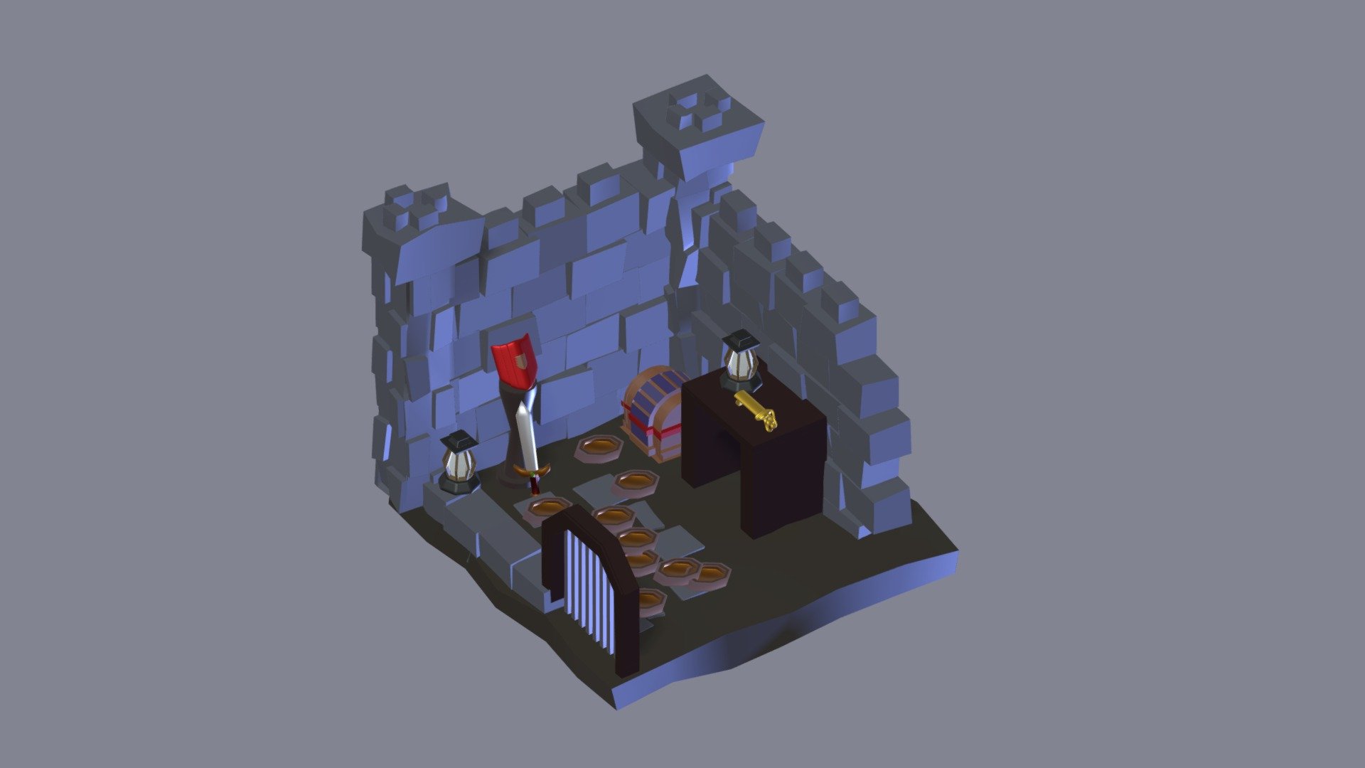 Modelo Interior Castillo Encantado - 3D model by Amandres16 [7019c7b ...