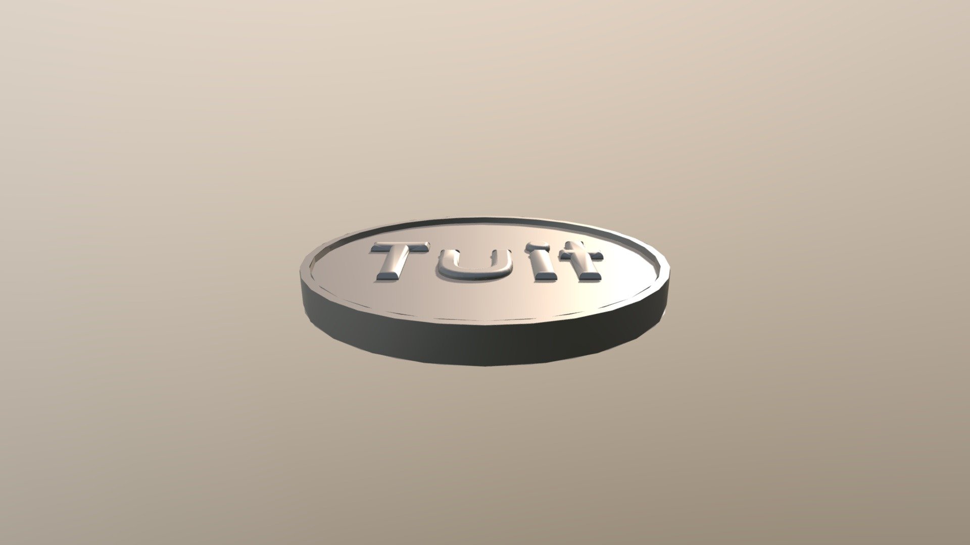 Round Tuit Rev 1 - 3D model by ProtoLabs [701a7ad] - Sketchfab