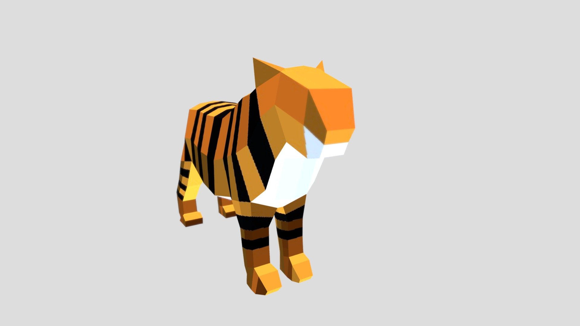 Tiger - Download Free 3D model by Ajinkya (@Ajinkya999) [701c112 ...