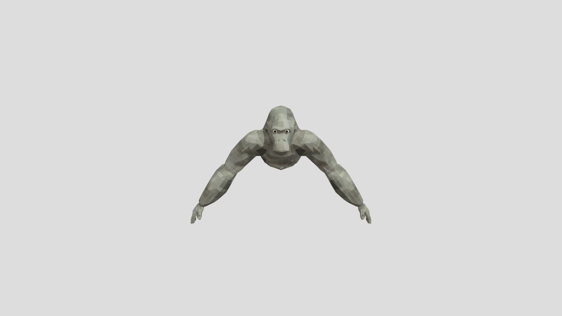 animal company - gorilla [BlendShapes] - Download Free 3D model by ...