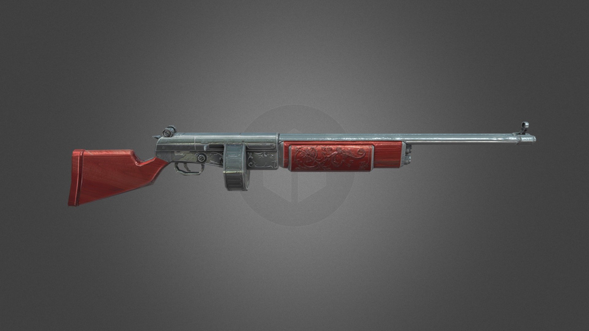 Subfusil - ThompsonWinchester - Download Free 3D model by ...