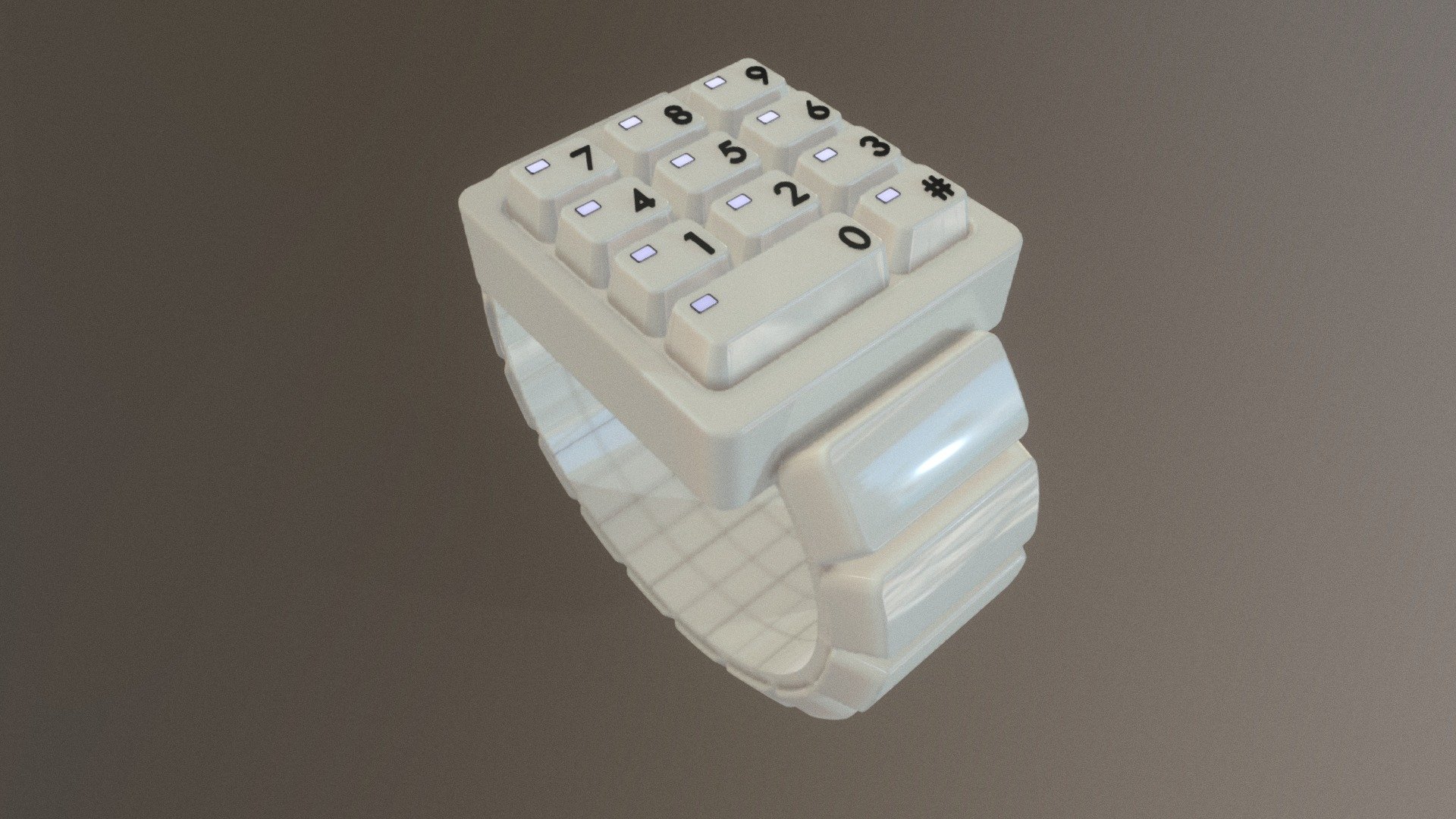 Keypad Watch - 3D model by easydunker [701f054] - Sketchfab