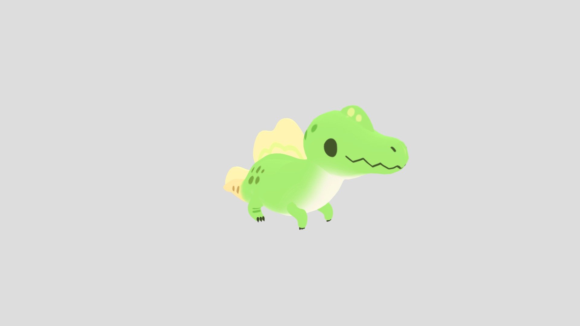 Cute Spino - Download Free 3D model by Obambulatesart [701f055] - Sketchfab