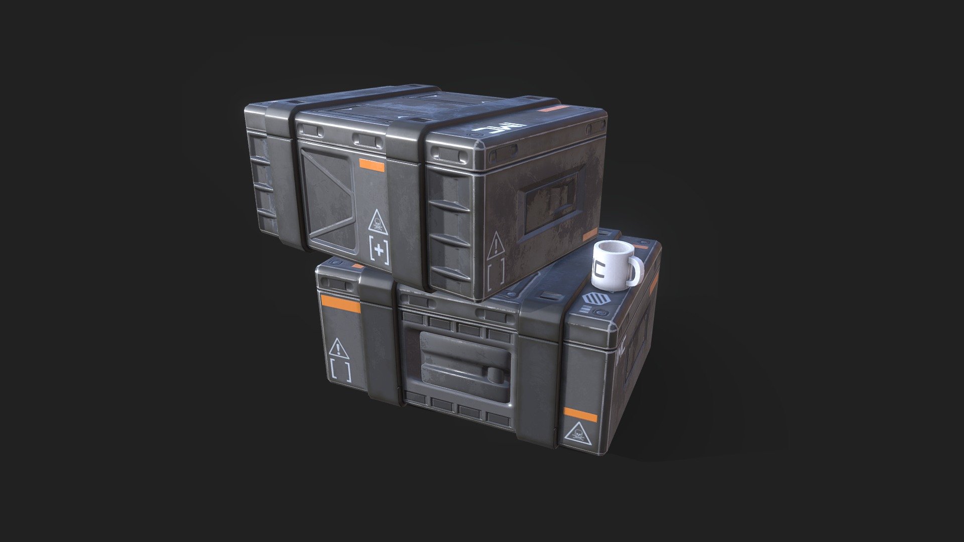 Space Crate - 3D model by Oscar Rickett (@oscar.rickett) [701f6c4 ...