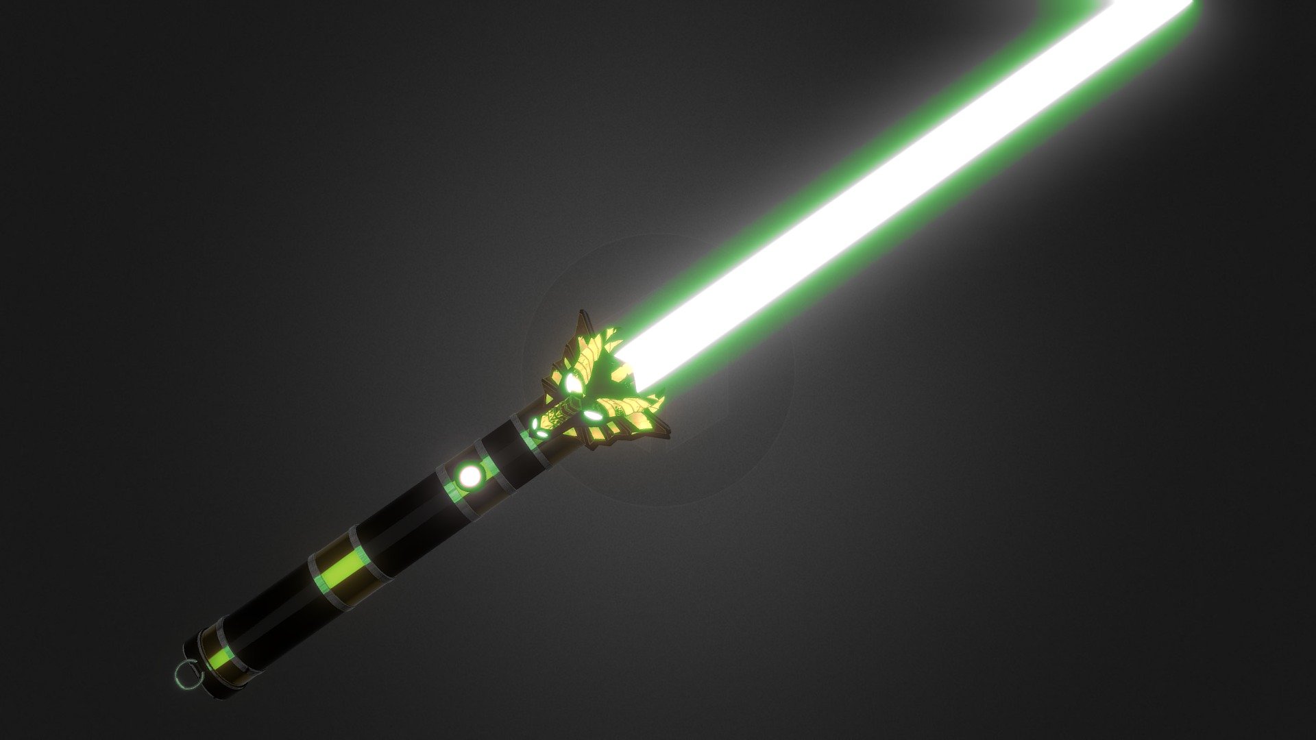 StarWars: Dragon LightSaber - 3D model by dgonlinebr [7021b52] - Sketchfab