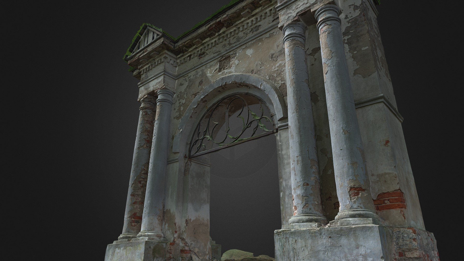 Old Entrance Gate Arc - Buy Royalty Free 3D model by Abandoned Scans ...