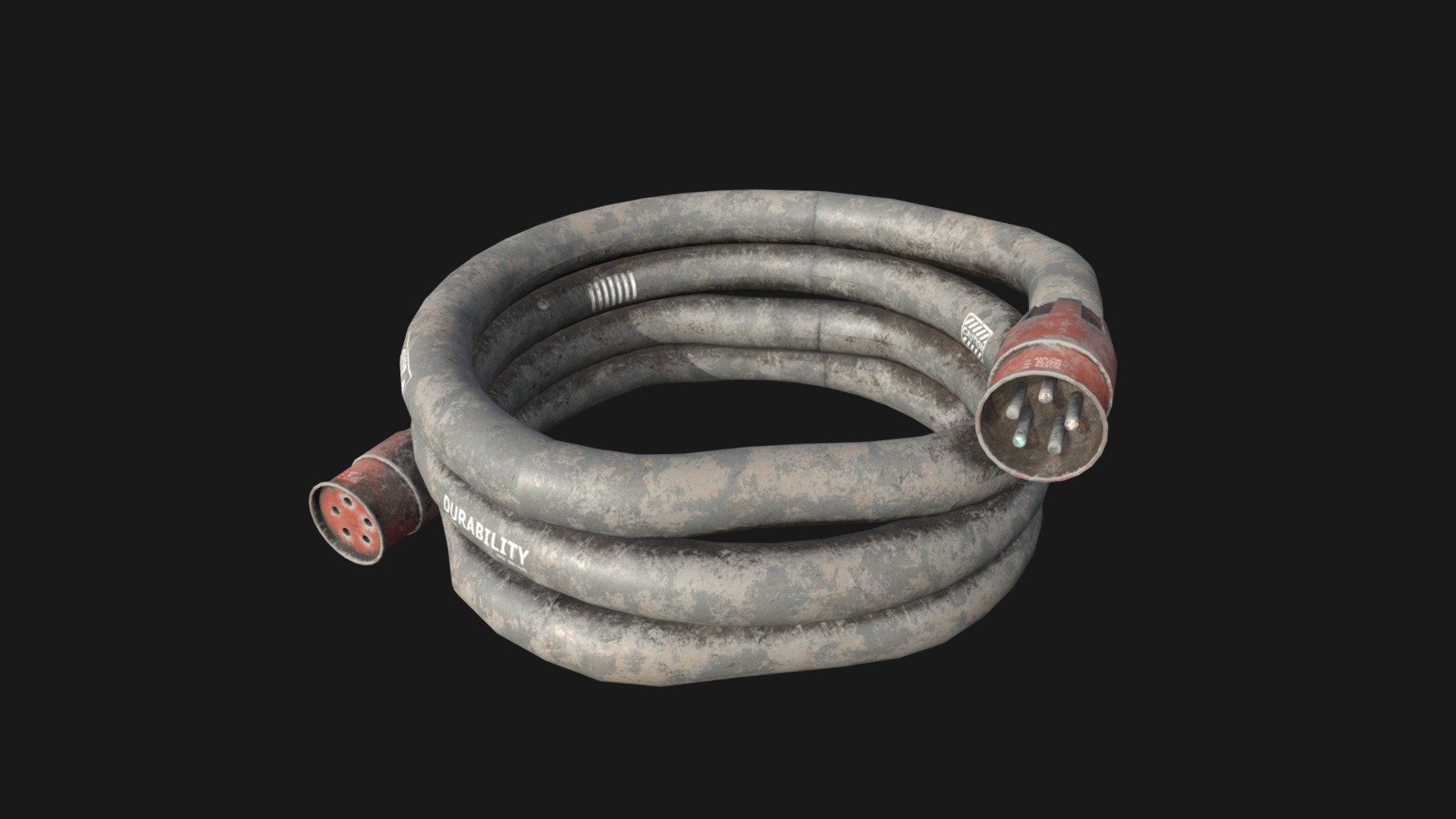 PBR Electrical Cord 3 - Buy Royalty Free 3D model by northlogic ...