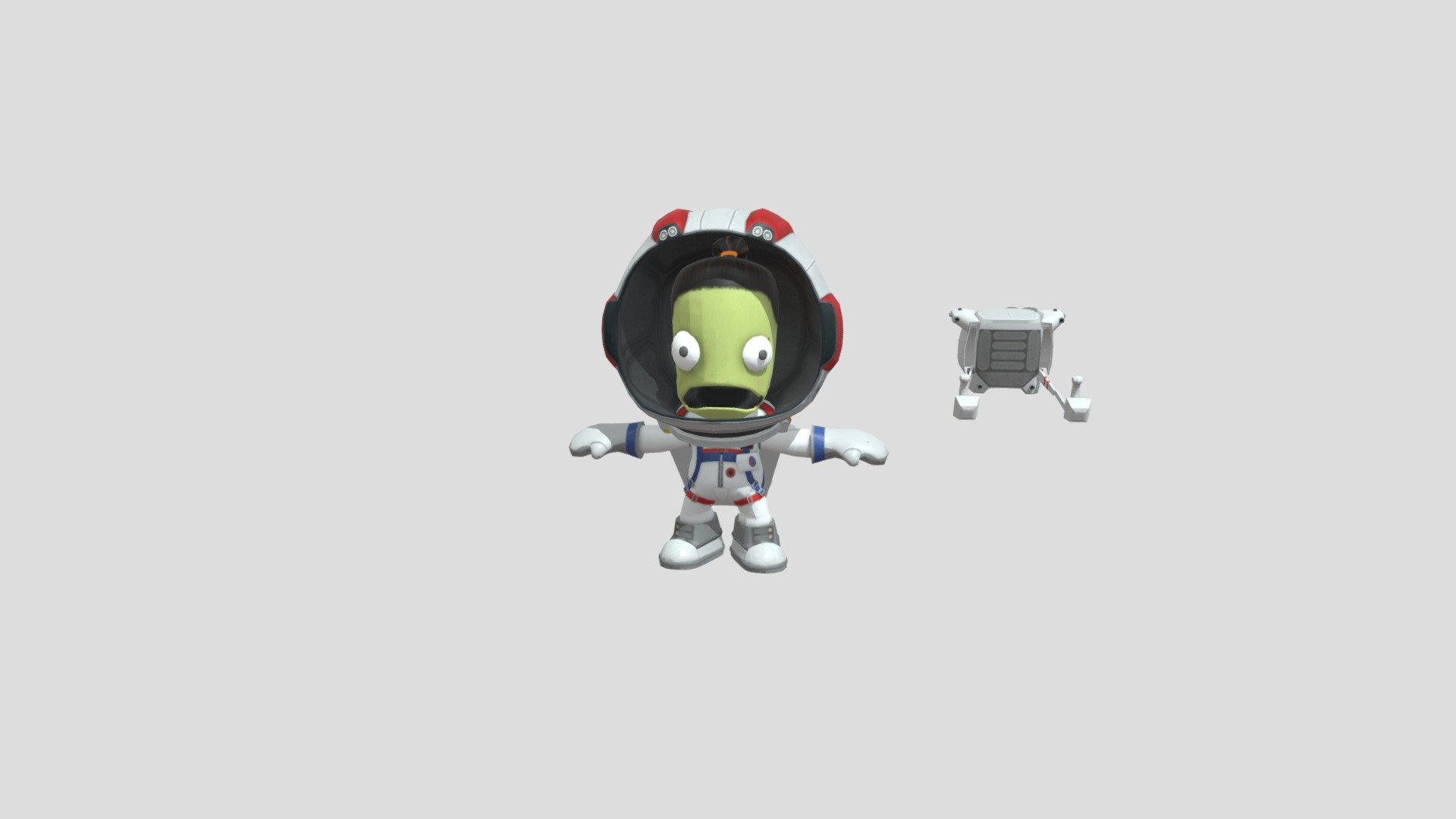 Kerbal EVA Model (Female) - Download Free 3D model by zapotoczny76 ...