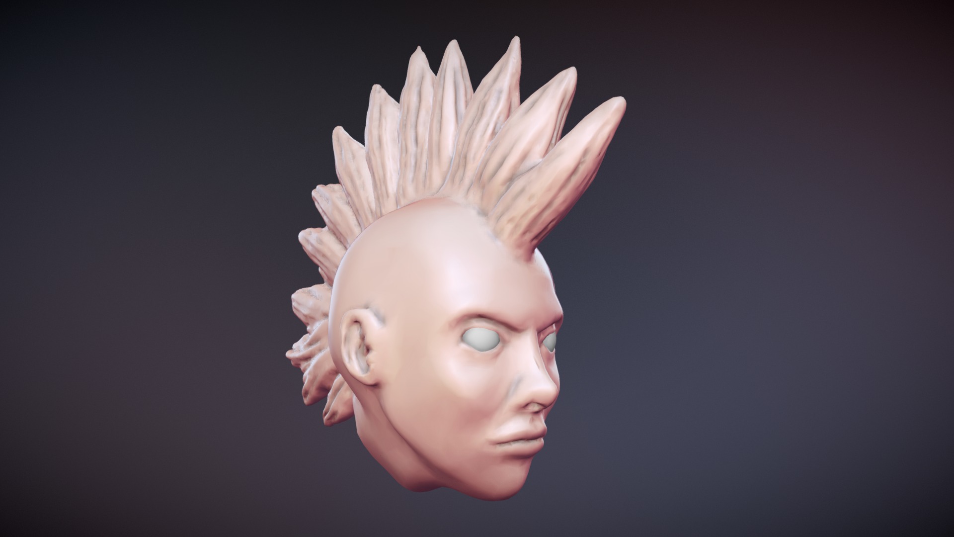 Sculpt January 13: Punk - 3D model by joelthebergman [7024117] - Sketchfab