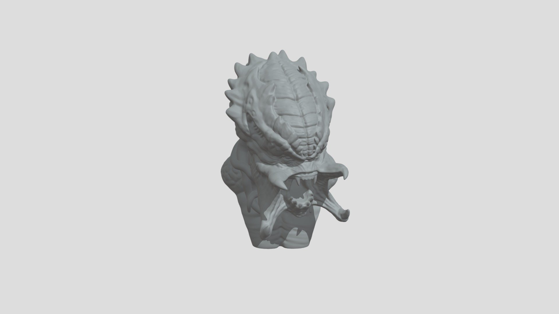 Predator Bust sculpture - 3D model by Keerchain [702488d] - Sketchfab