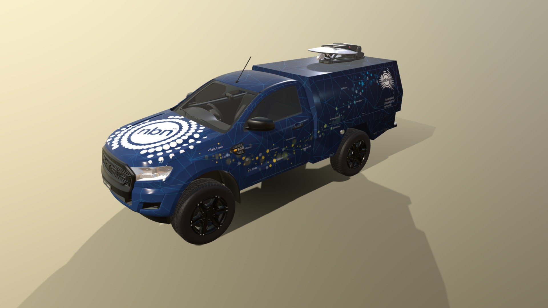 NBN Community Vehicle - Buy Royalty Free 3D model by Rich Content ...