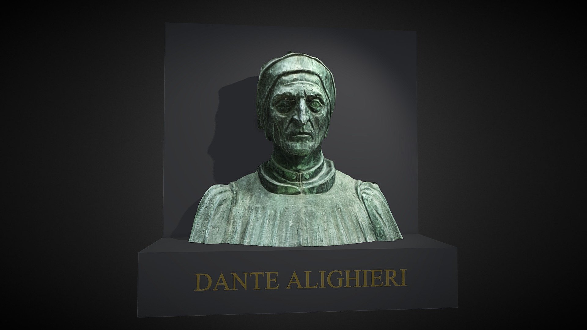 Dante Alighieri, (busto) - 3D model by JoseMaría Moreno (@Infogmoreno ...