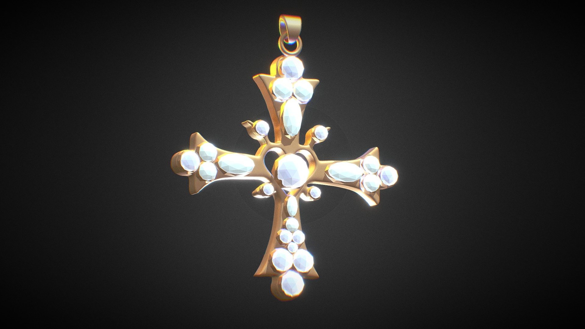 CROSS NECKLACE CHAIN - 3D model by NXGHT XWL (@nxght.xwl) [7026fba ...