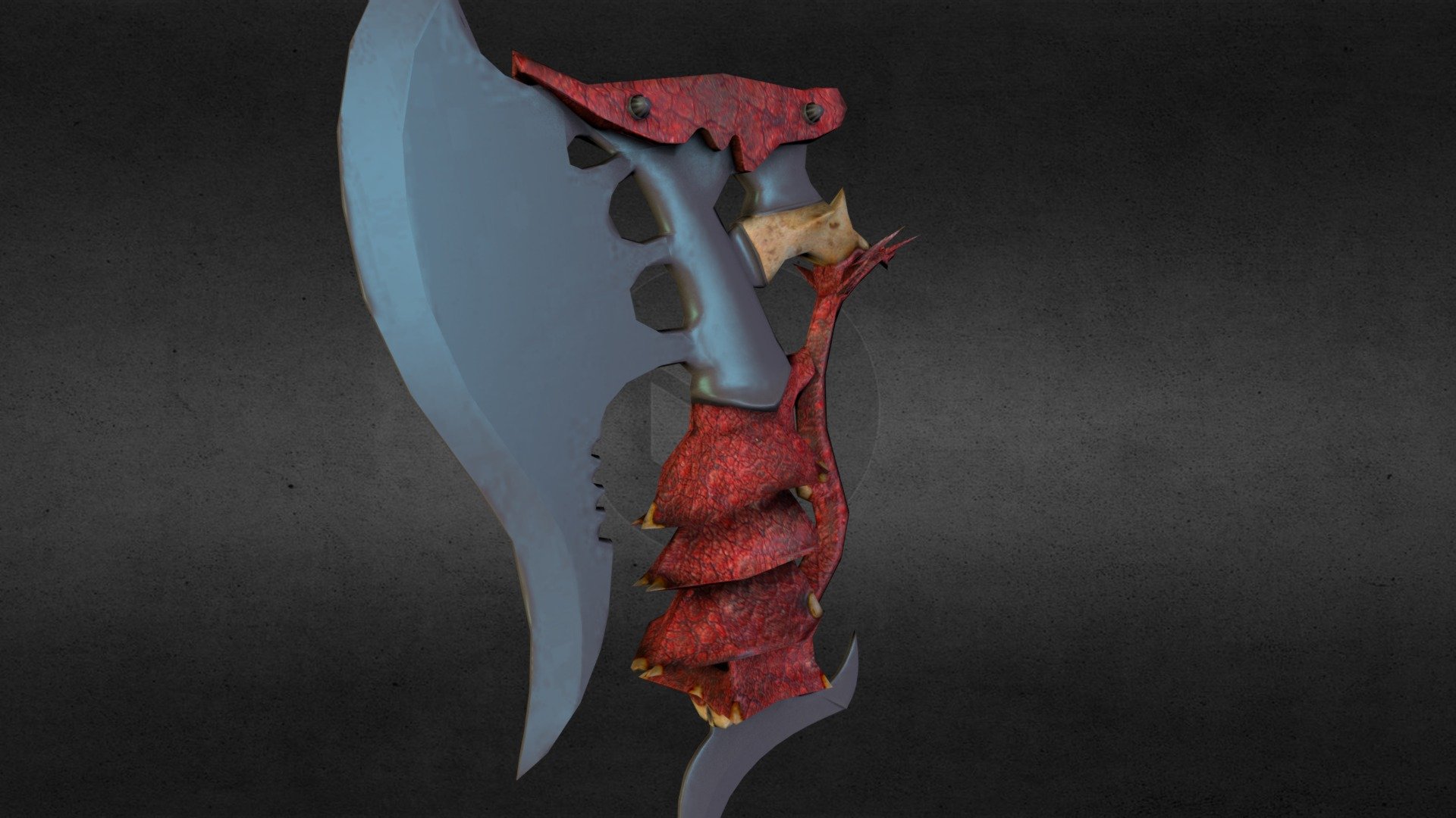 Hell Axe - 3D model by xerxesv [702713d] - Sketchfab