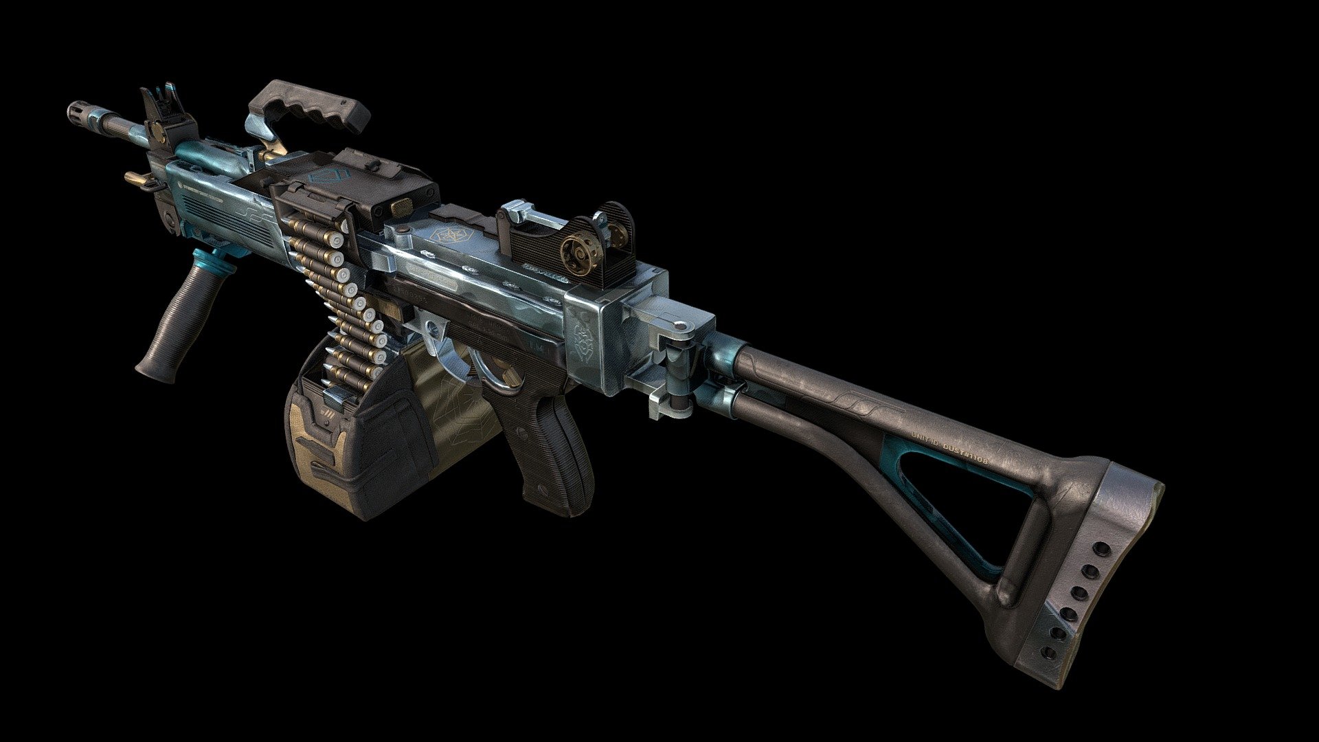 NEGEV - Sleet Storm (CS2) - 3D model by tanapta [7027e3a] - Sketchfab
