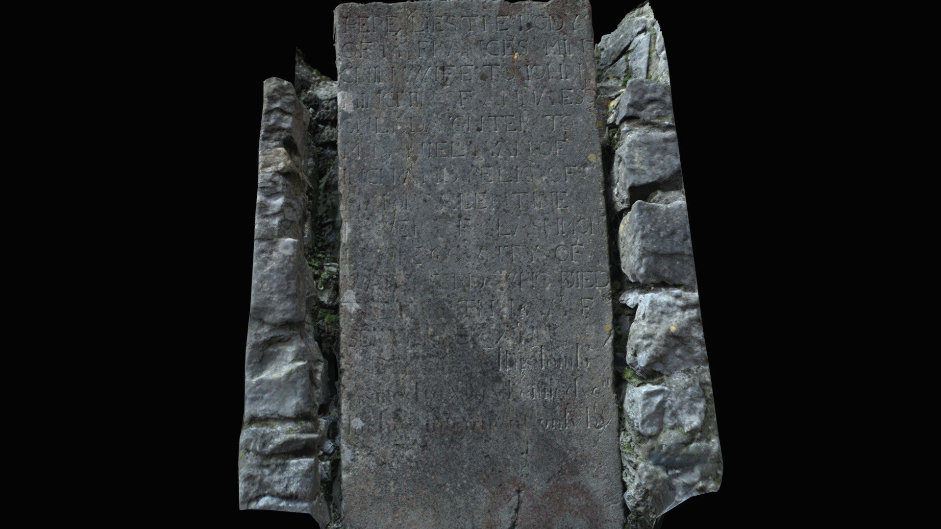 Nenagh Friary 17th-Century Memorial TN020-037015 - Download Free 3D ...