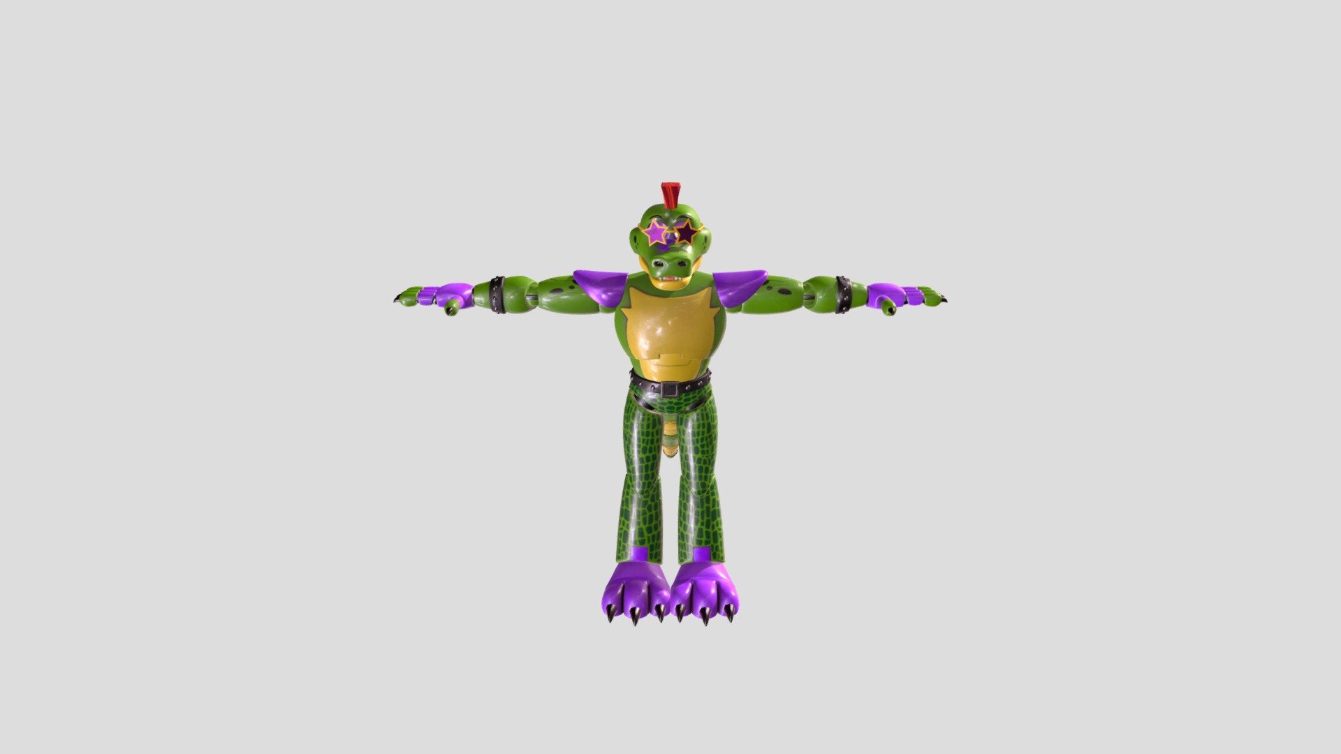 Montgomery Gator Usdz - 3D model by FNAF197 [702ddda] - Sketchfab