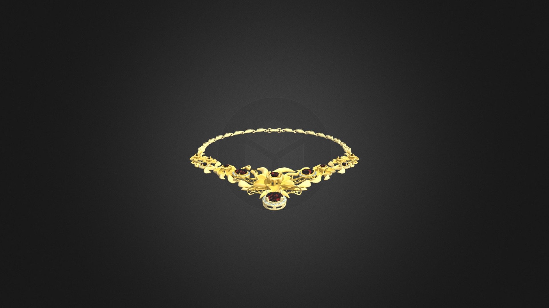 Jewellery 3D model - Low poly - Necklace - 3D model by InCom Studio ...
