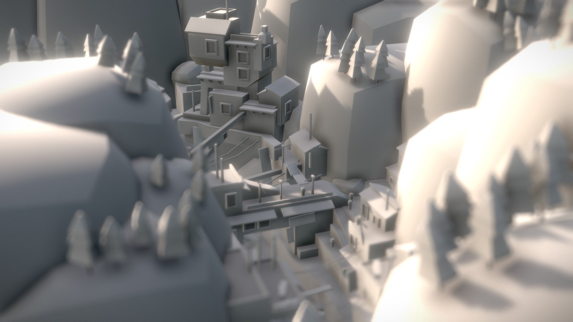 Town Concept - Download Free 3D model by emi_lefevre [7031a21] - Sketchfab