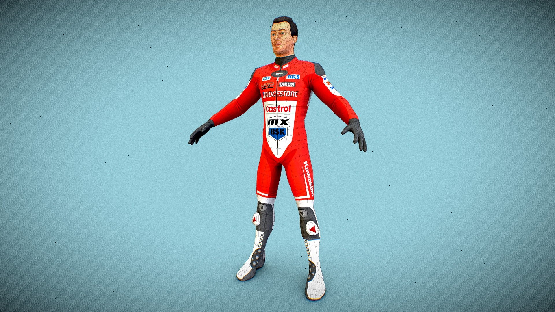 MotoGP Racer - Low Poly - 3D model by Polymator Interactive (@polymator ...