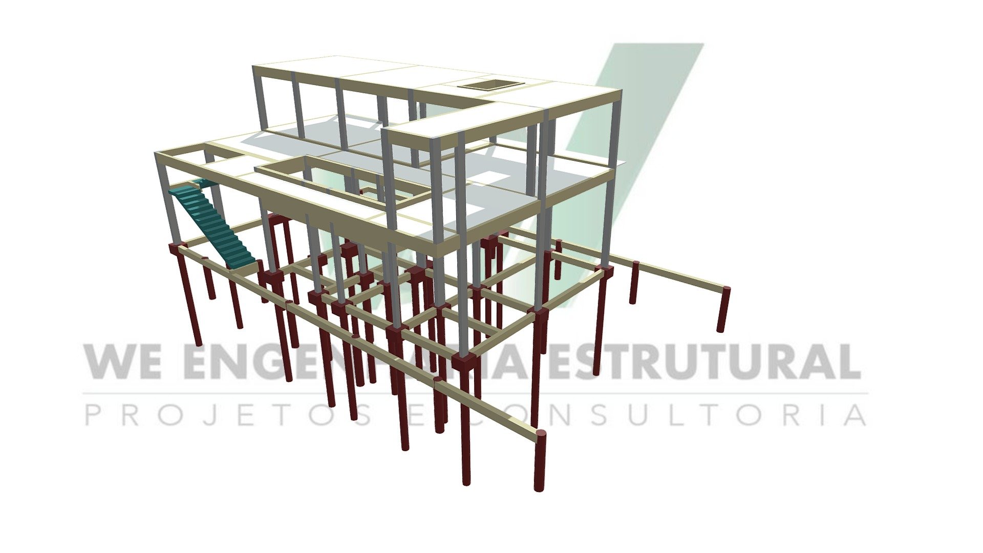 3D Estrutural AN - 3D model by WE Engenharia (@weengenharia) [703371c ...