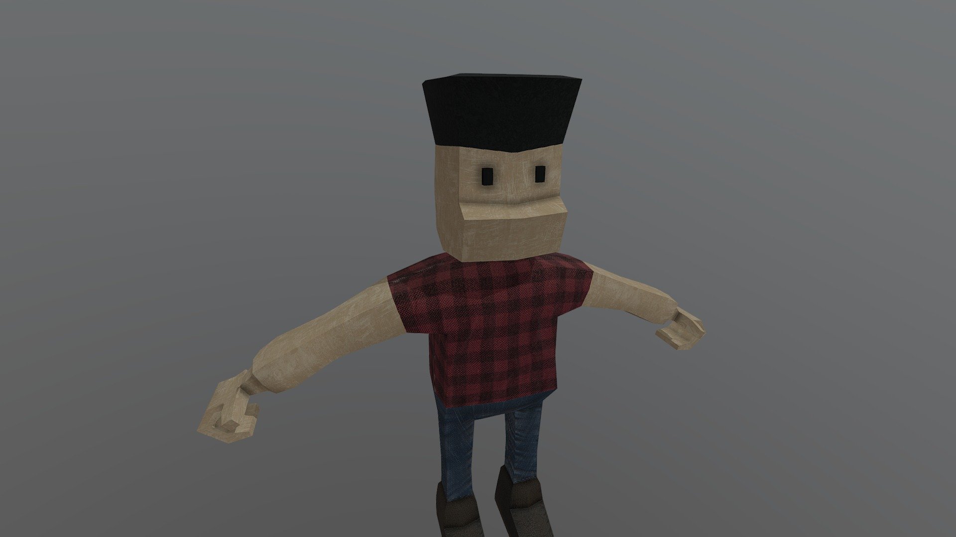 Low Polygon Character - Download Free 3D model by Hüseyin Demirci ...