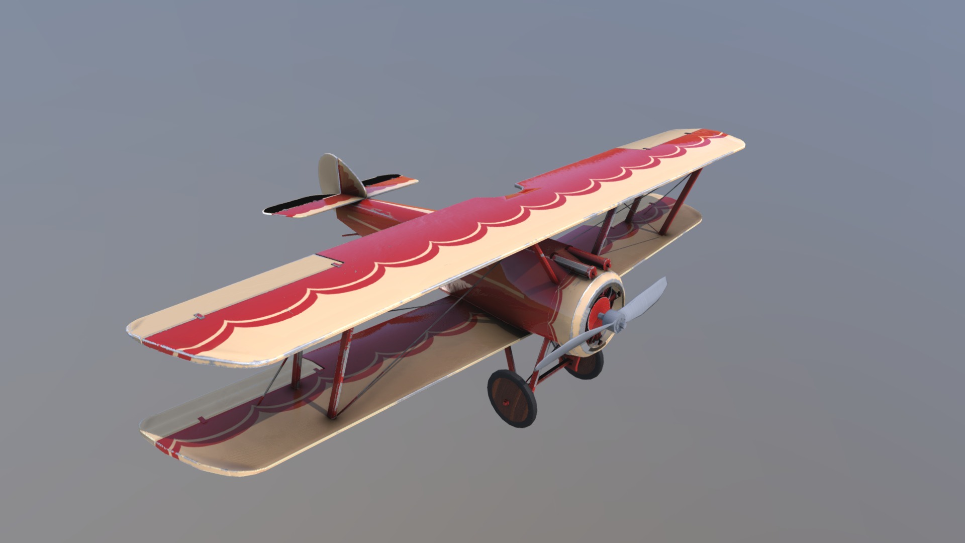 Animated Airplane - 3D model by ketfikevin [70373f0] - Sketchfab