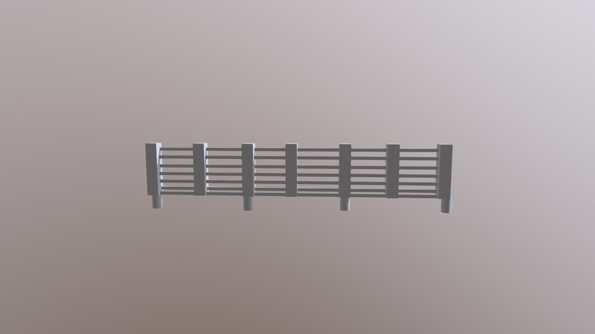 a fence - Download Free 3D model by Viviella [7038b9e] - Sketchfab