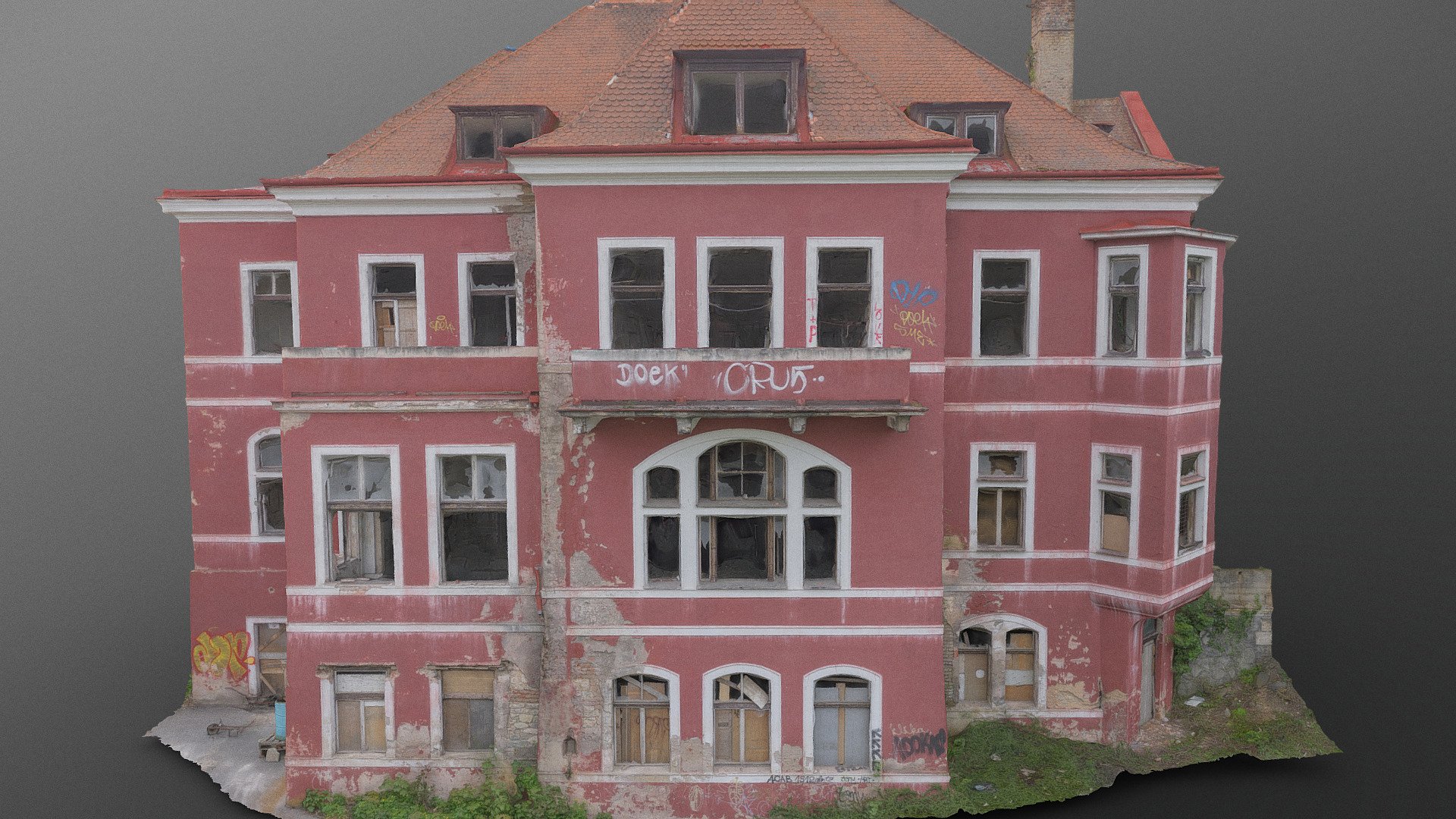 Red palace villa - Buy Royalty Free 3D model by matousekfoto [7039825 ...