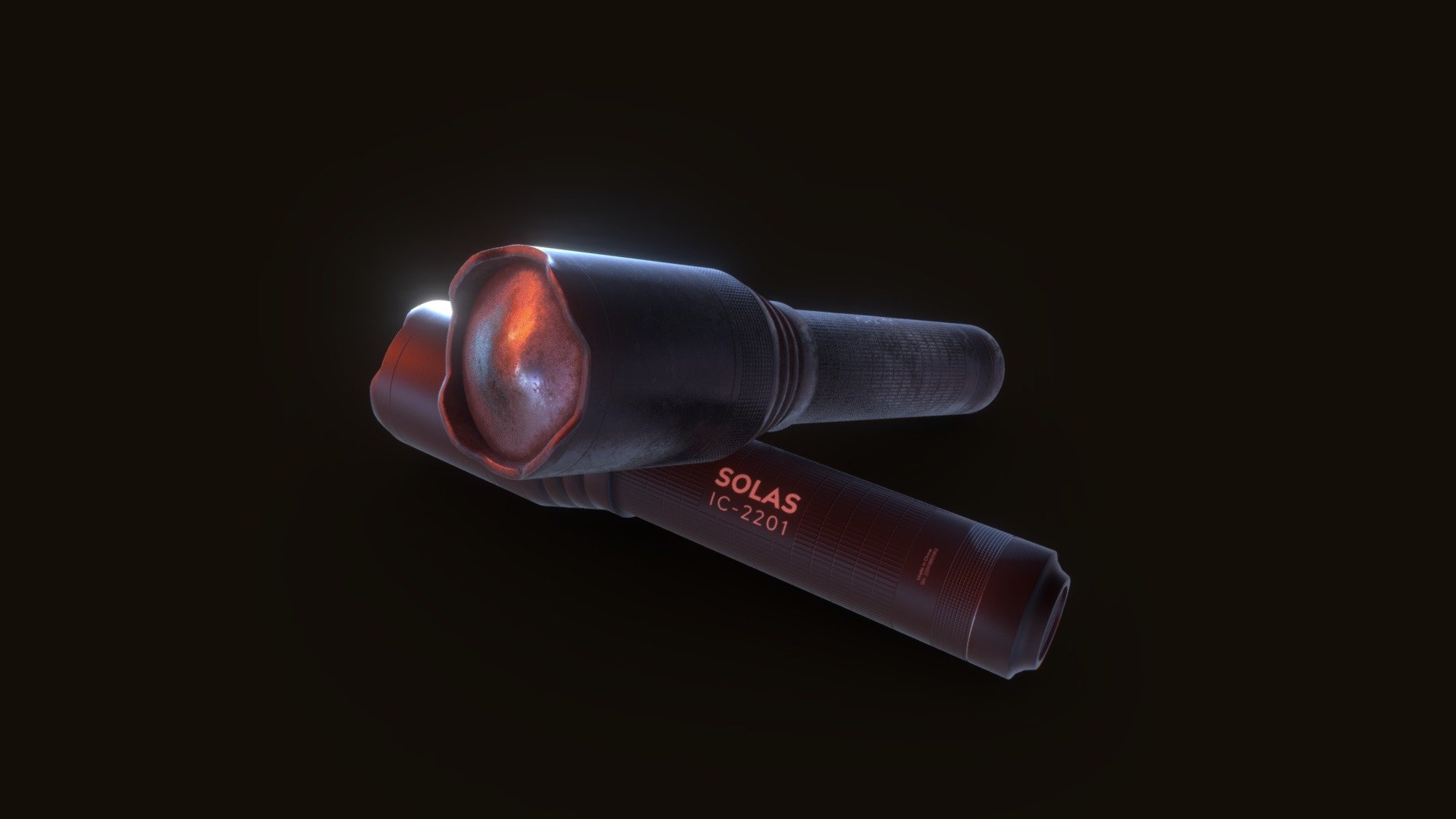 SOLAS Flashlight PBR - 3D model by Tsuica [703983e] - Sketchfab
