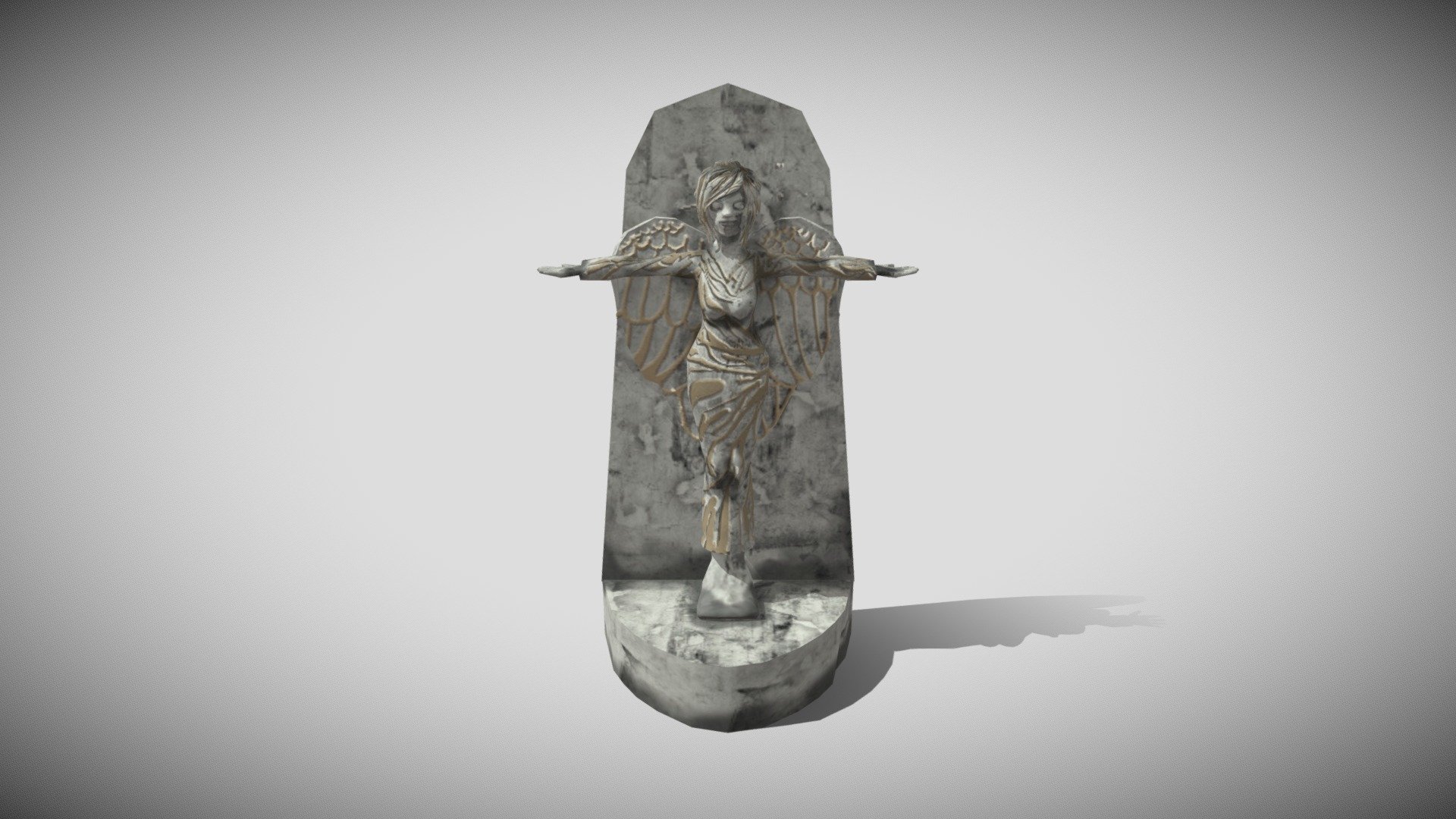 Angel_ Statue_FBX - 3D model by Mridder1 [703b284] - Sketchfab