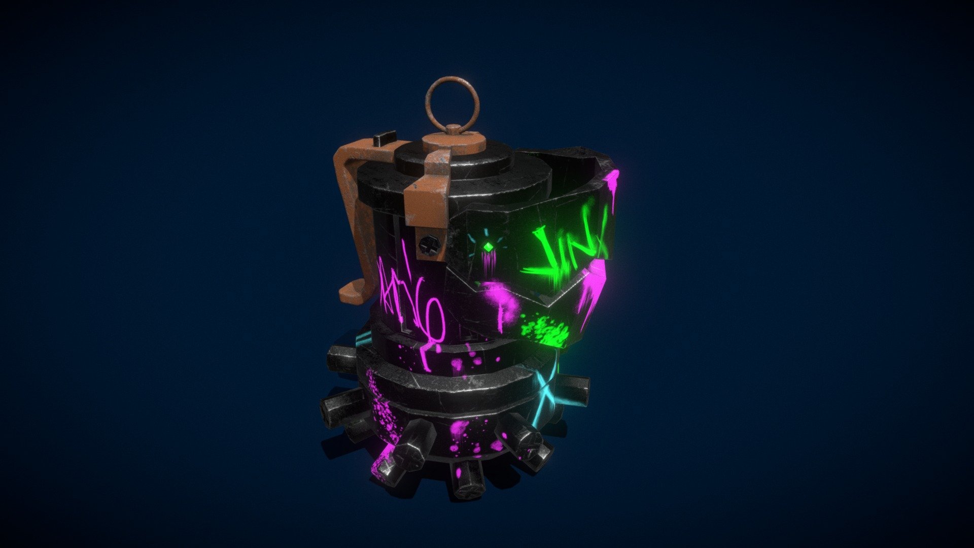 JINX BOMB - 3D model by lunia.studio [703e88c] - Sketchfab
